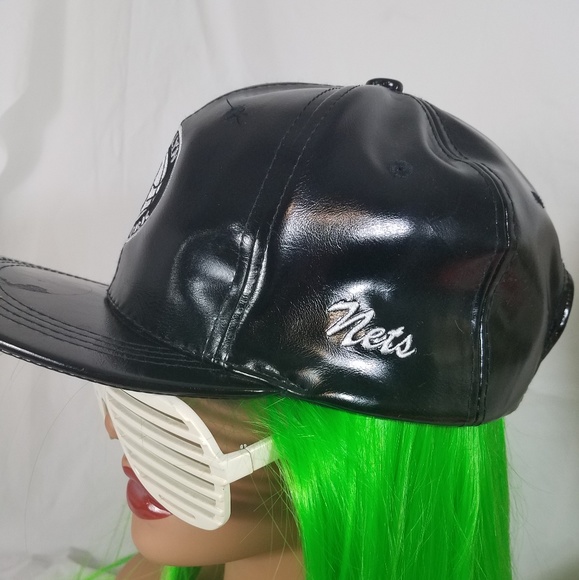 NBA | Accessories | Brooklyn Nets Patent Leather Basketball Hat | Poshmark